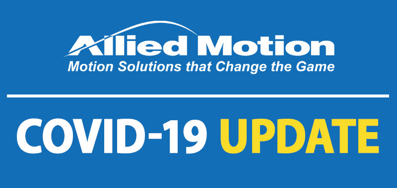 Allied Motion’s Response to COVID-19 - Allied Motion